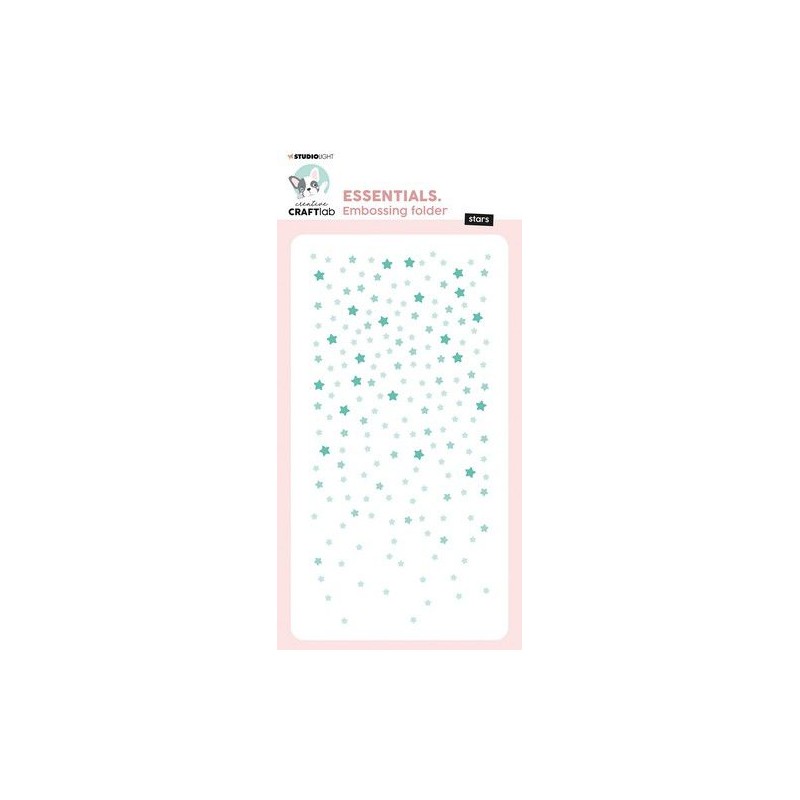 Studio Light 3D Embossing Folder Essentials nr.12 Star 105x210mm