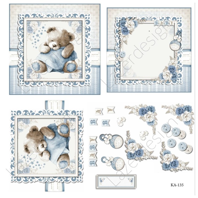 LazerDesign 3D KLIPPARK 30,5 x 30,5 cm