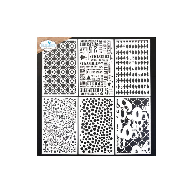 Elizabeth Craft Stencil 3 Set