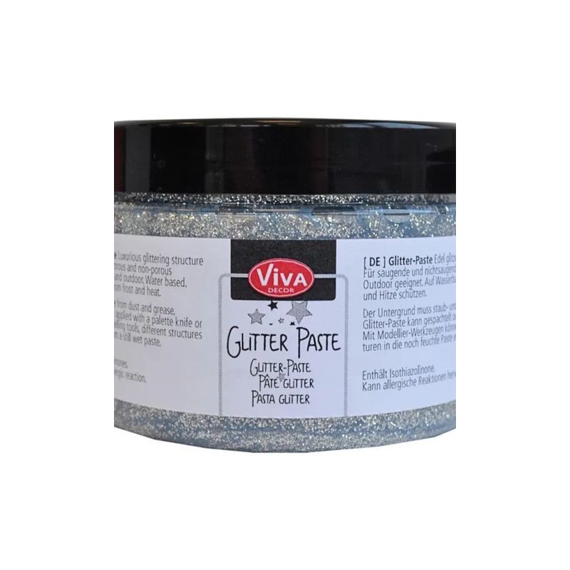 Viva Decor Glitter-Paste Silver 150 ml