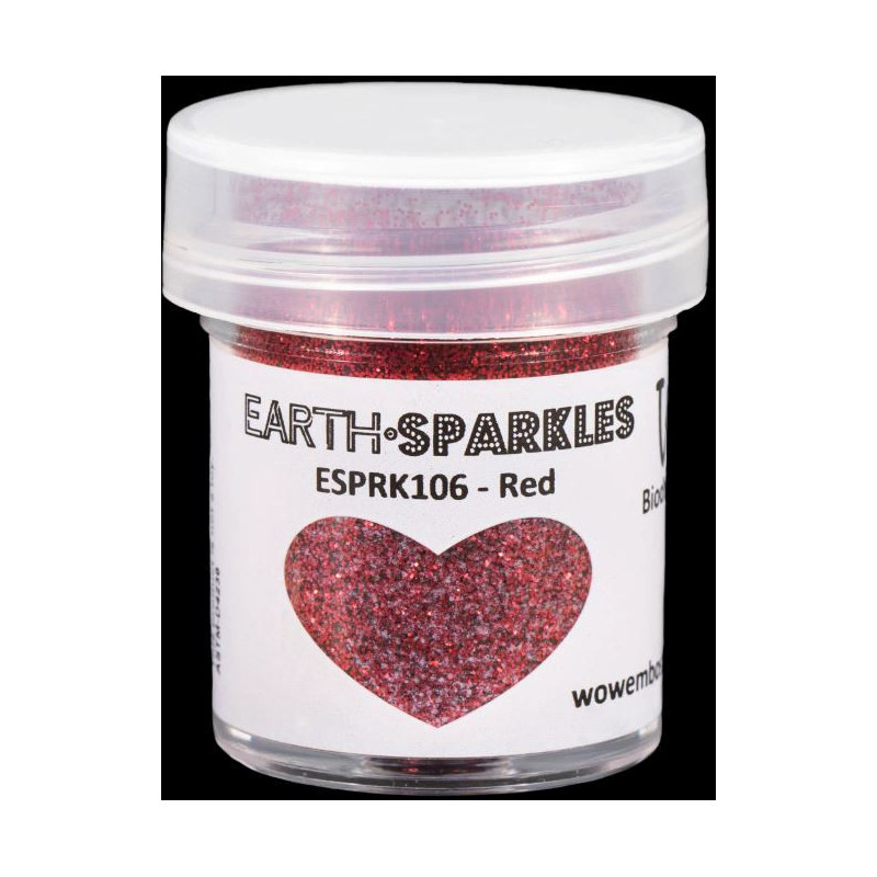 WOW! Earth Sparkles "Glitter - Red" ESPRK106